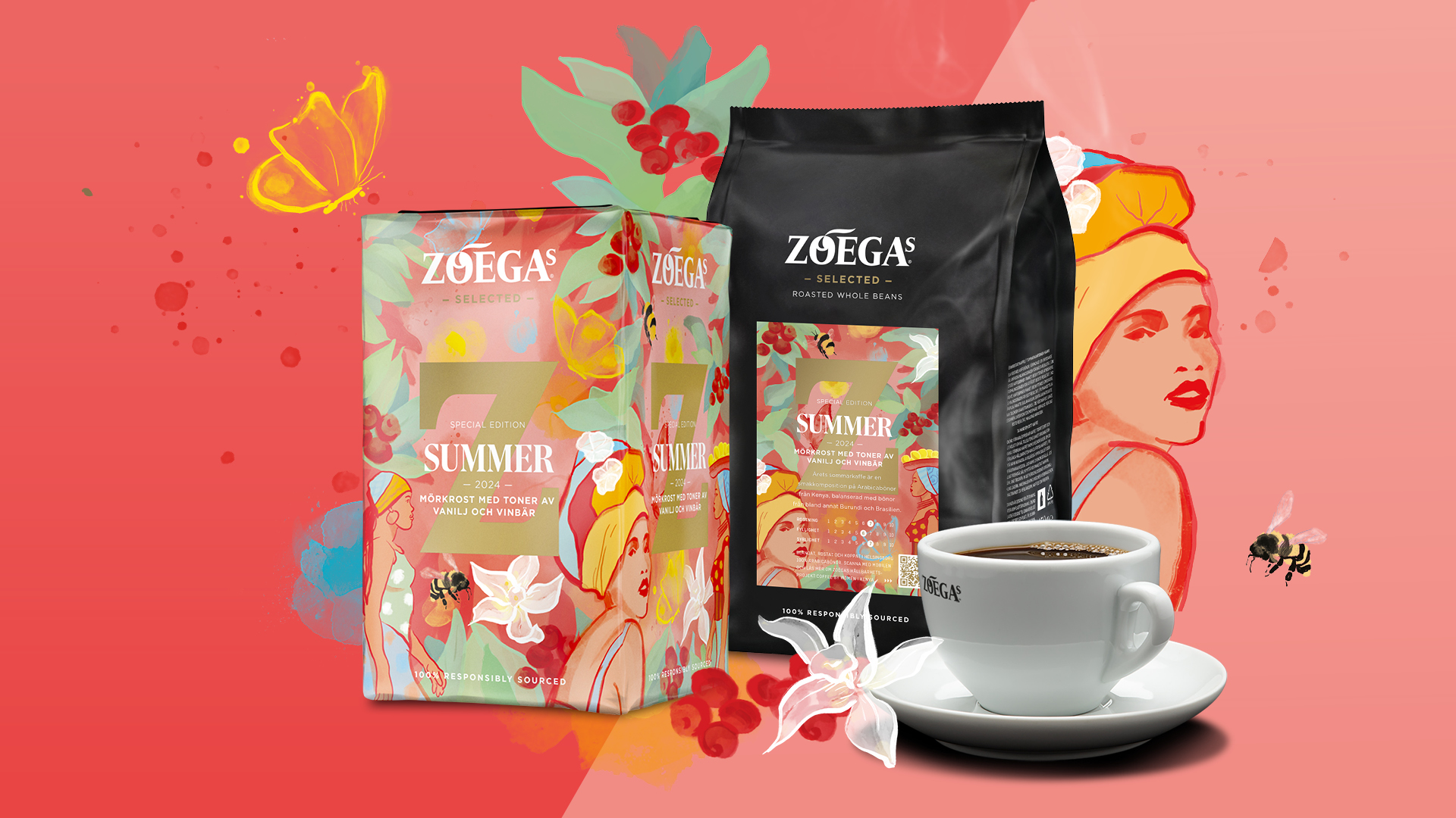 Zoégas Summer Edition 2024 – stöttar kvinnliga odlare | Nestlé Sverige